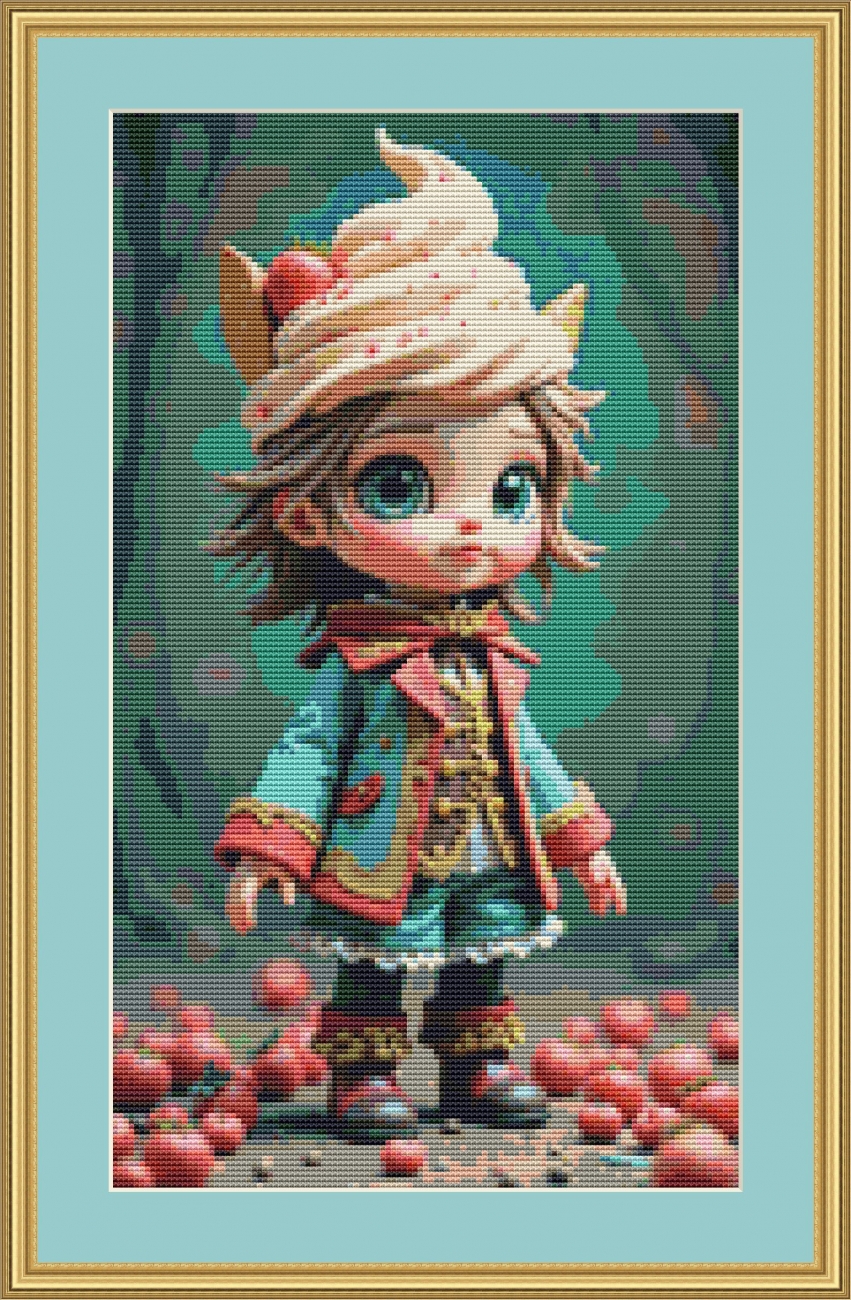 Cute Chibi Cross Stitch Pattern by Avalon Cross Stitch, Needle Craft