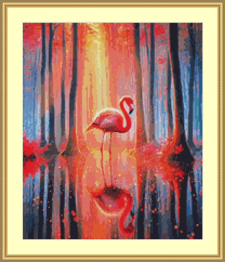 Reflection Cross Stitch Pattern by Avalon Cross Stitch, Needle Craft