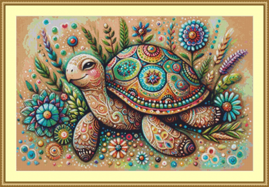 Turtle Cross Stitch Pattern by Avalon Cross Stitch, Needle Craft