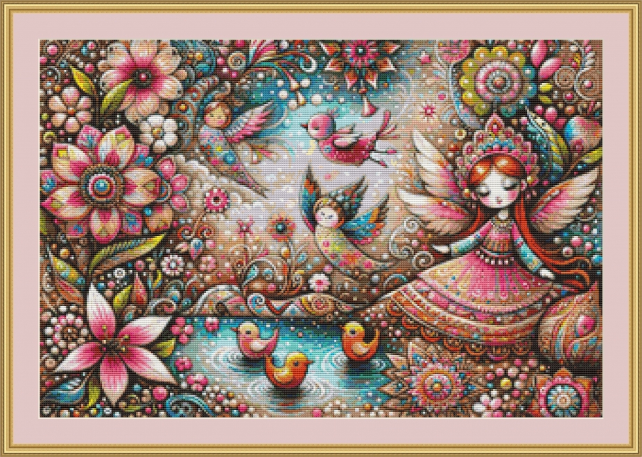 Enchanted Garden Cross Stitch Pattern by Avalon Cross Stitch