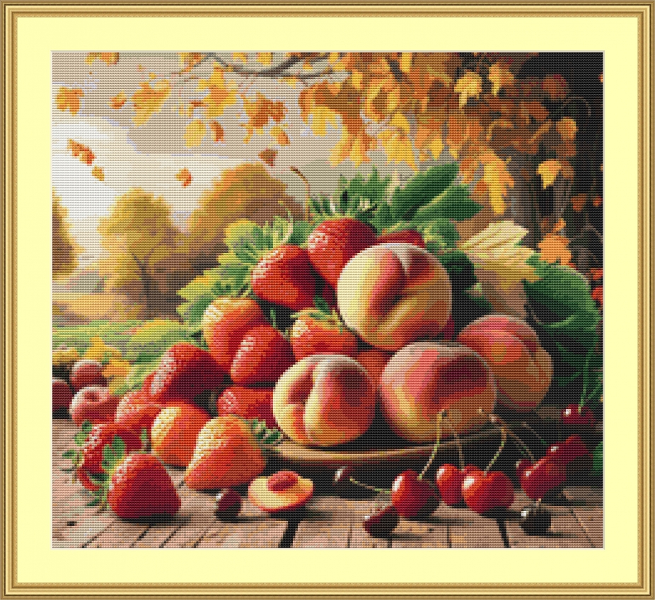 Fruit Cross Stitch Pattern by Avalon Cross Stitch, Needle Craft