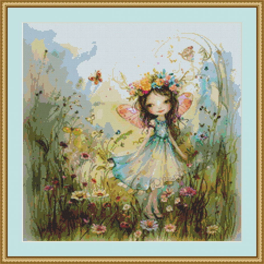 Garden Fairy 13 Cross Stitch Pattern by Avalon Cross Stitch