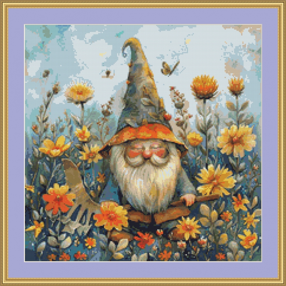 Garden Gnome 12 Cross Stitch Pattern by Avalon Cross Stitch