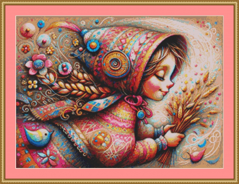 Hooded Cloak Cross Stitch Pattern by Avalon Cross Stitch