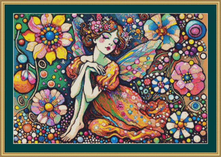 In The Colourful Flowers Cross Stitch Pattern by Avalon Cross Stitch