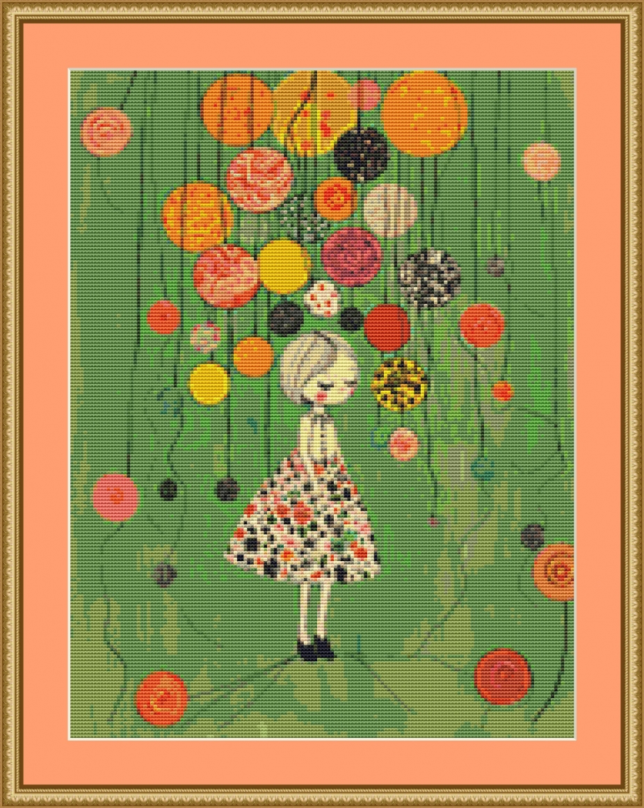 Colourful Circles Cross Stitch Pattern by Avalon Cross Stitch