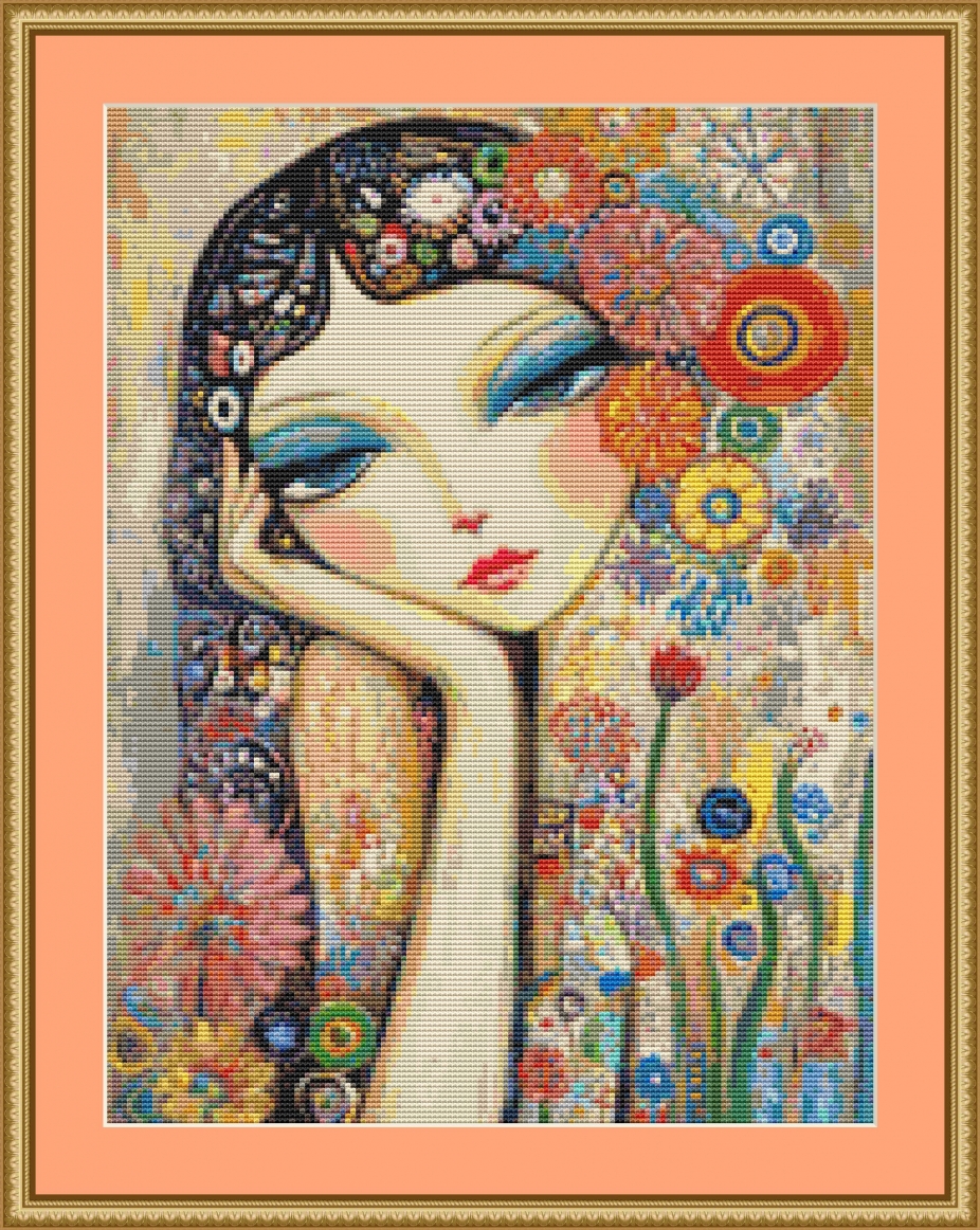 Colourful Flowers Cross Stitch Pattern by Avalon Cross Stitch