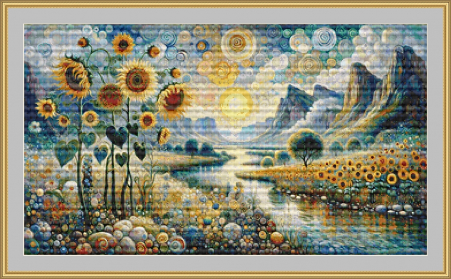 Winding River Cross Stitch Pattern by Avalon Cross Stitch