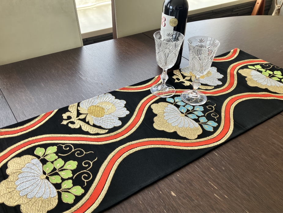 Japanese style silk table center btc001 by Japanese Style by C