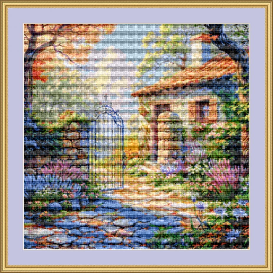 Garden Gate 4 Cross Stitch Pattern by Avalon Cross Stitch