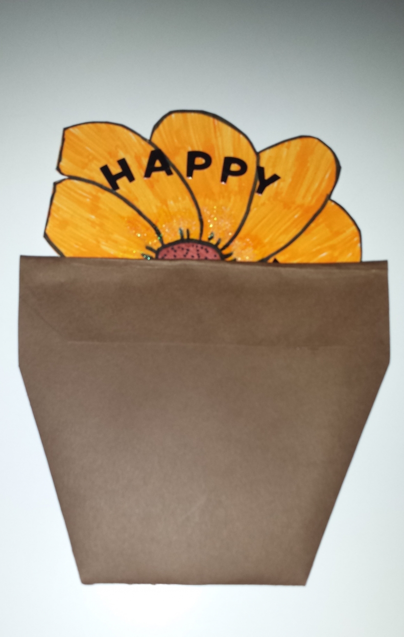 Flower Pot Card by NJ Creative Cards, Greeting Cards