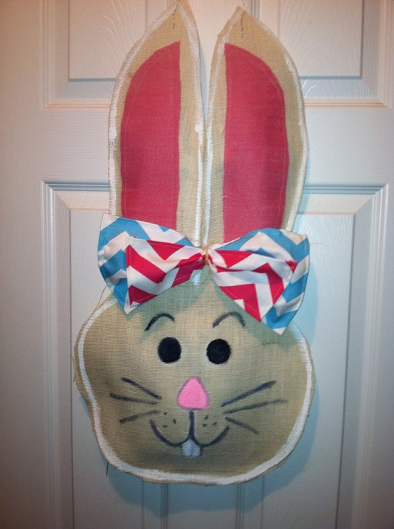 Easter Bunny Door Hanger by Amberlyns Door Decor, Holiday Decor