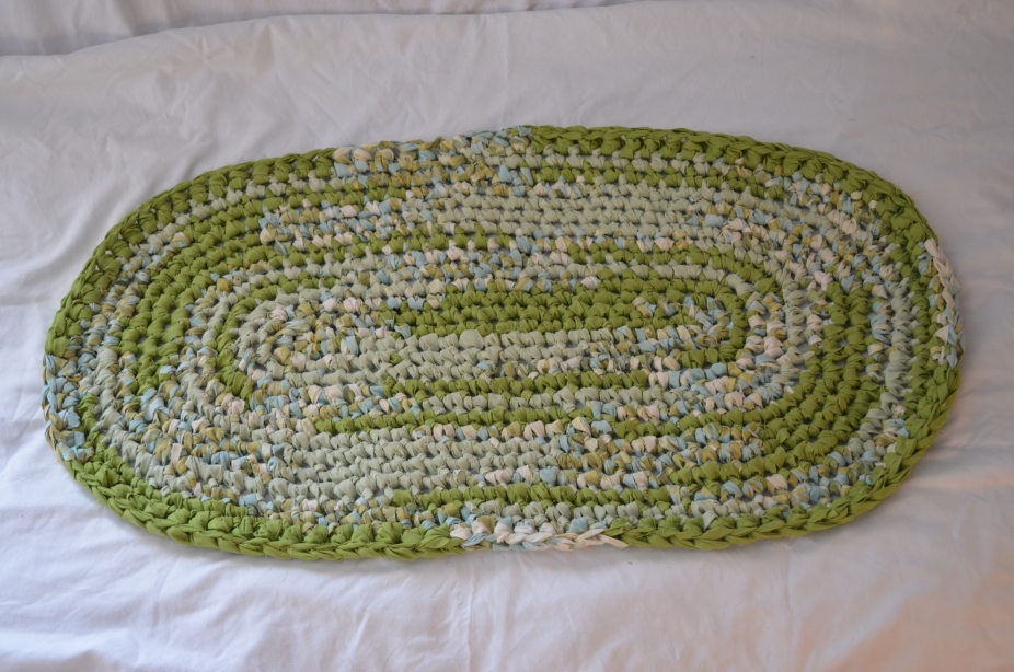 Crocheted Rag Rug - Oval 23 by Jhaast Diverse Designs