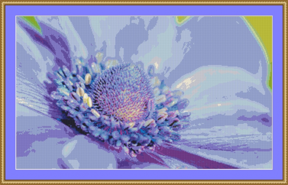 Anemone Cross Stitch Pattern by Avalon Cross Stitch, Needle Craft