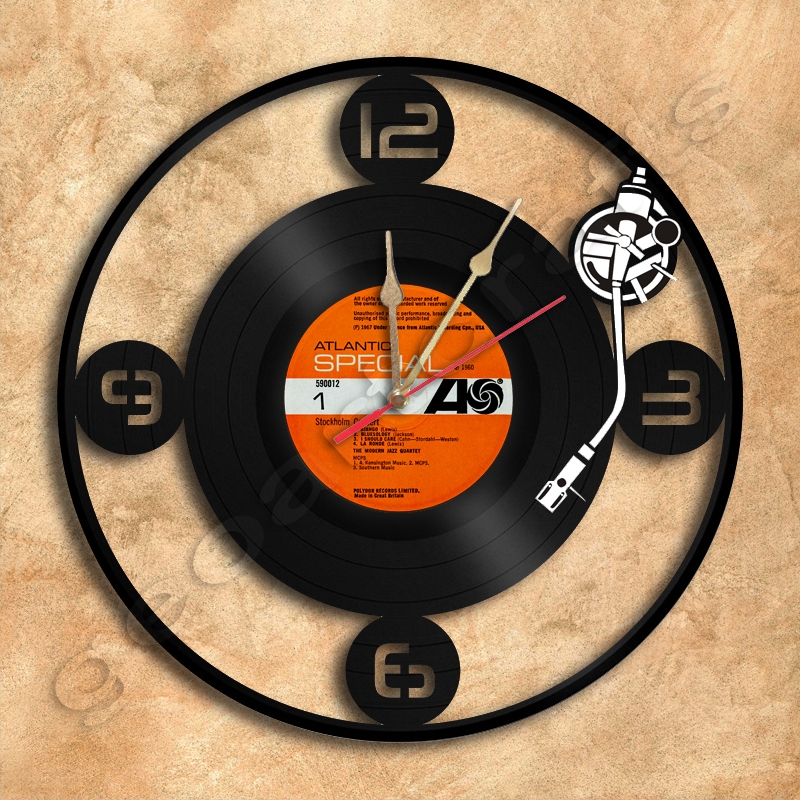 Wall Clock Turntable Vinyl Record Clock Free Shipping