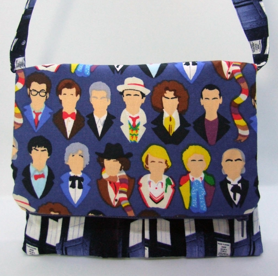 Pre-holiday sale-Doctor Who purse, twelve doctors and the TARDIS