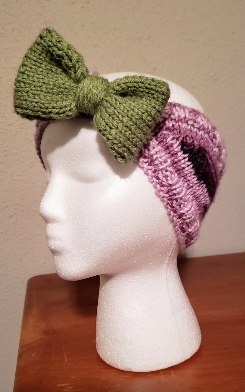 Bow Headband And Ear Warmer By Institchesbybria Hair Accessories