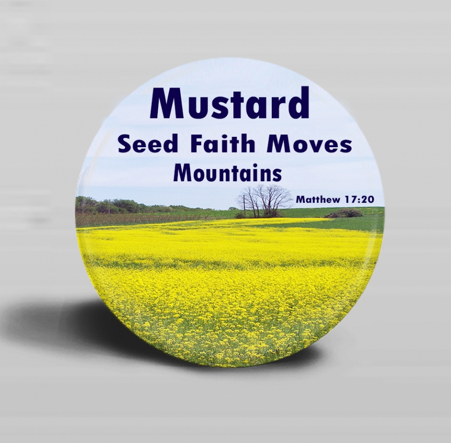 Photo Magnet - Mustard Seed Faith - Matthew 17 vs 20