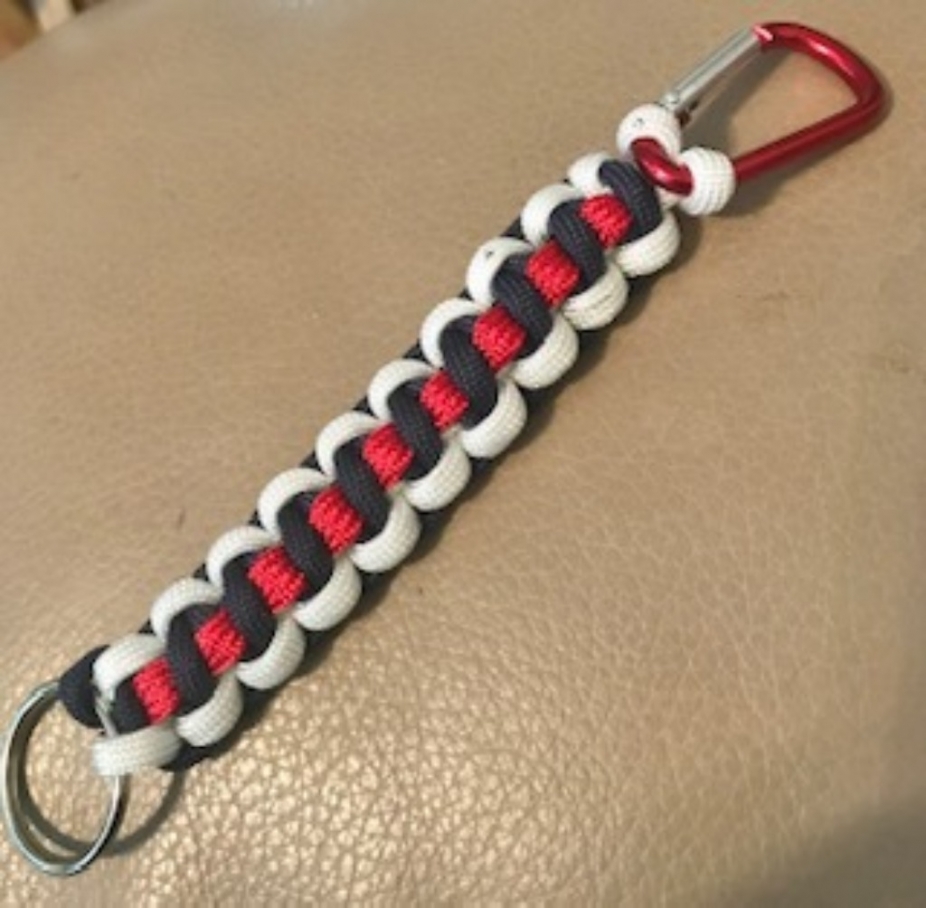 Key ring - blue color scheme by gmas7 creations, Keyrings/Keychains