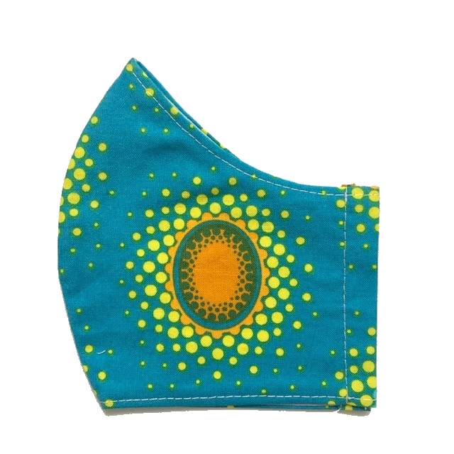 Turquoise Galaxy Print Mask by ohmyeye, Masks on iCraftGifts.com