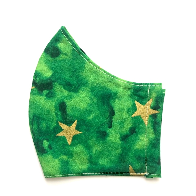 Green & Gold Star Mask by ohmyeye, Masks on iCraftGifts.com