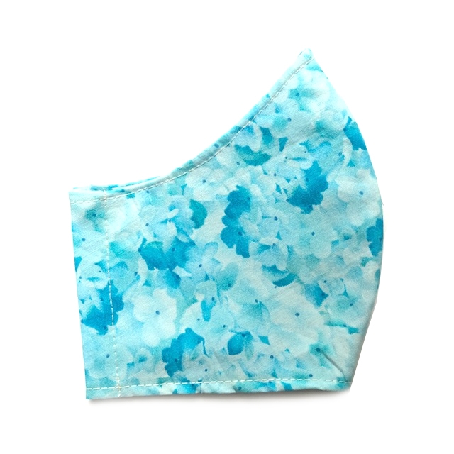 Sky Blue Flowers Mask by ohmyeye, Masks on iCraftGifts.com
