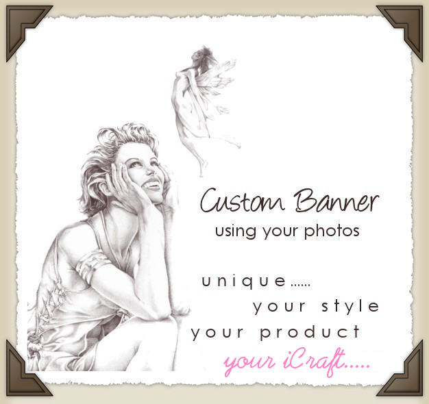 CUSTOM Banner and Avatar Set for your iCraft Store, Website, Or Other...