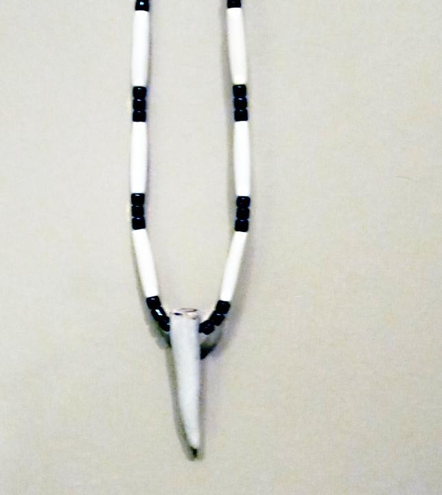 Men's Native Necklace Made of Bones by IndigeneArts,