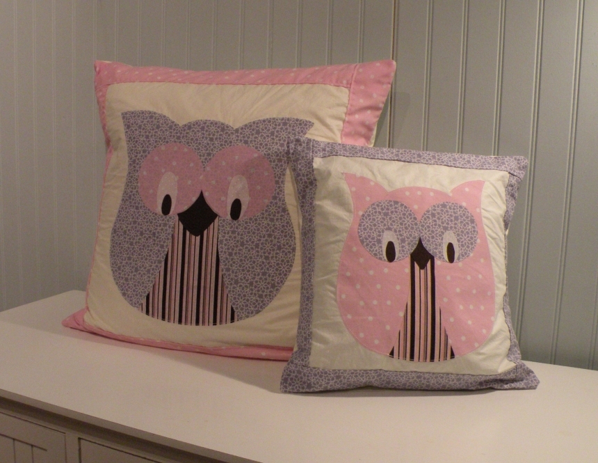 Owl Pillows, set of 2 by blinkkids, Pillows on iCraftGifts.com