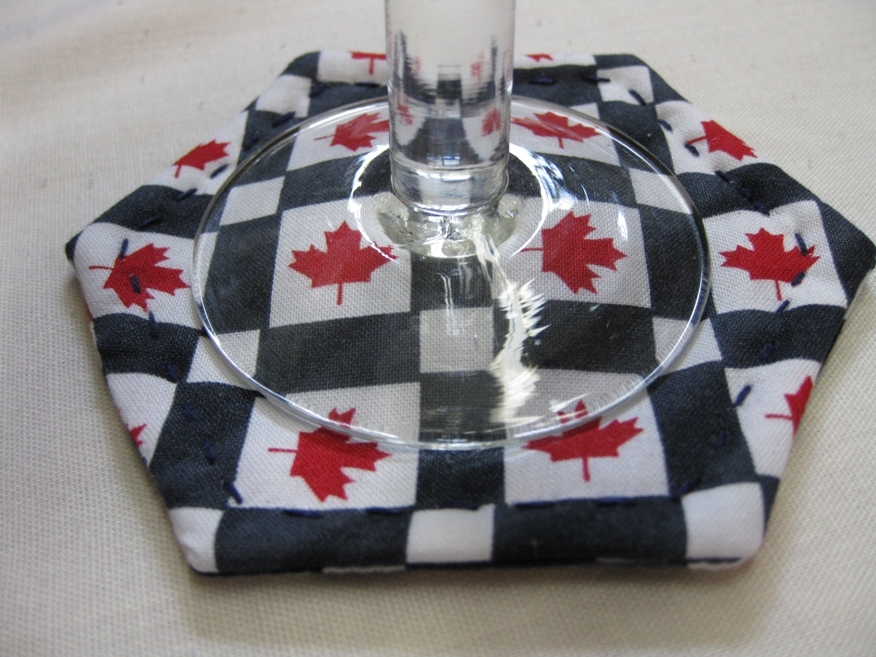 Maple Leaf Coasters for Canada Day by elizanne, Home Accents