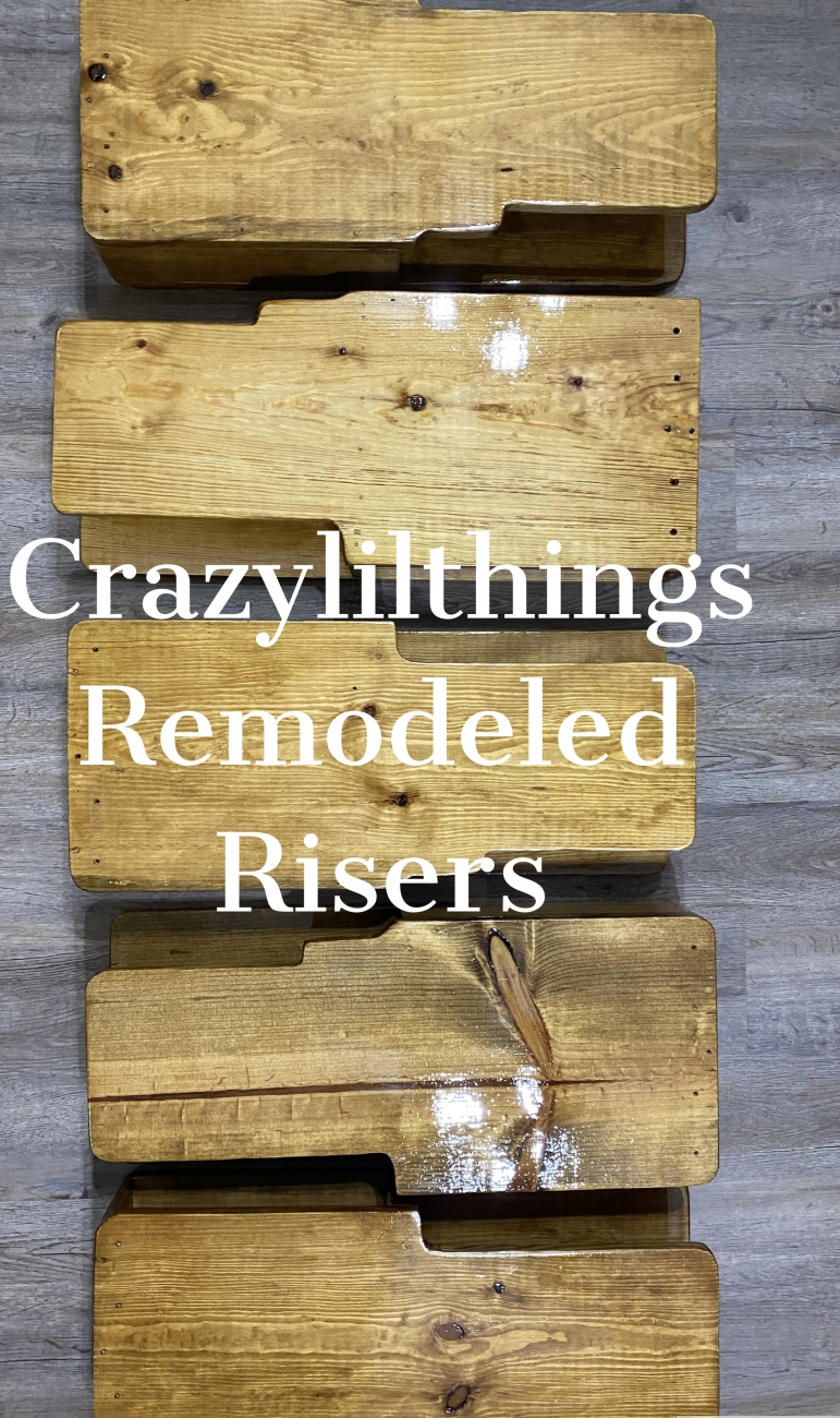 PE Riser your choice of stain with polyurethane finish