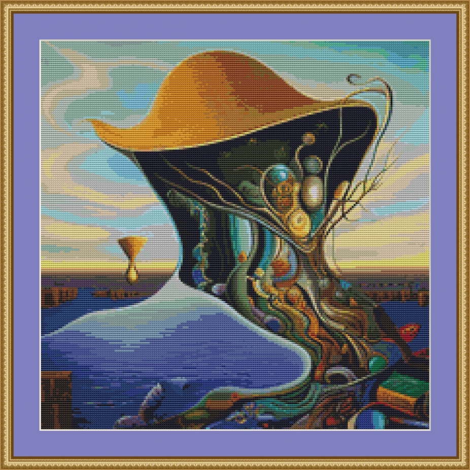 Surrealism Cross Stitch Pattern by Avalon Cross Stitch, Needle Craft