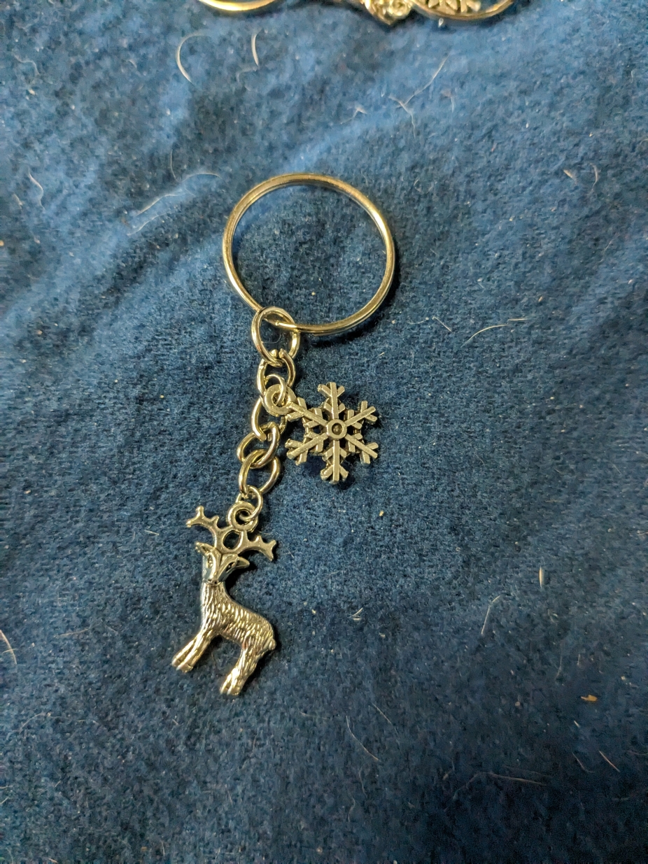 Christmas keychain 20 by Orions Mom, Keyrings/Keychains