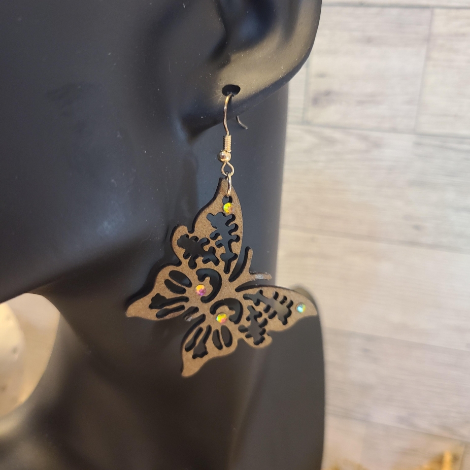 Butterfly Earrings by Bristle and Thimble, Earrings