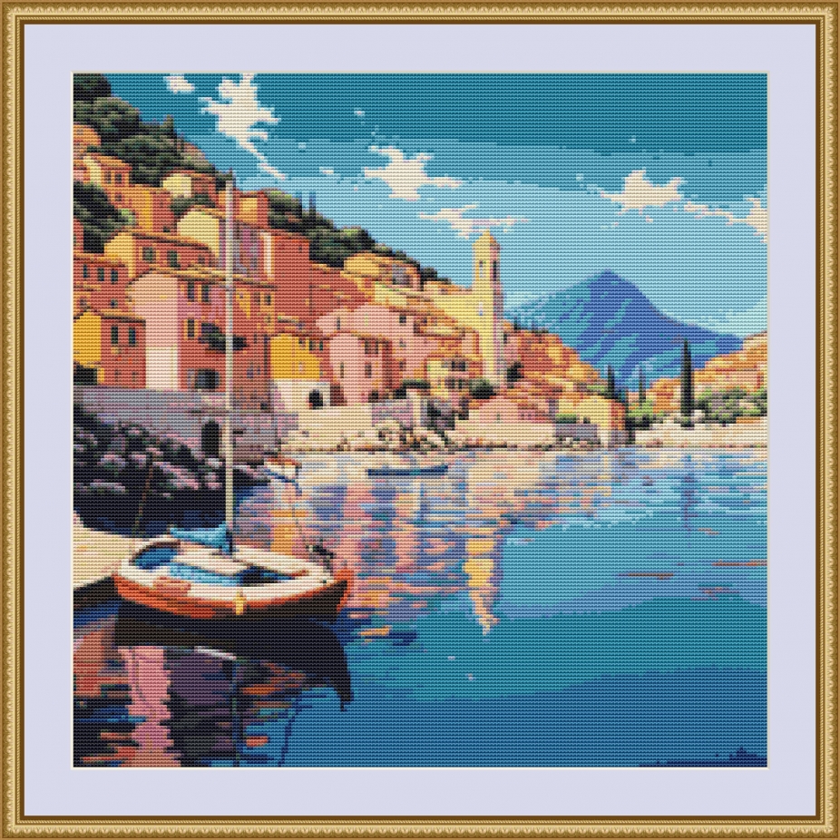 Harbour Cross Stitch Pattern by Avalon Cross Stitch, Needle Craft