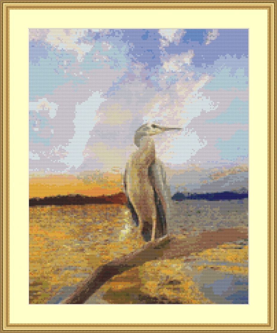 Heron Cross Stitch Pattern by Avalon Cross Stitch, Needle Craft