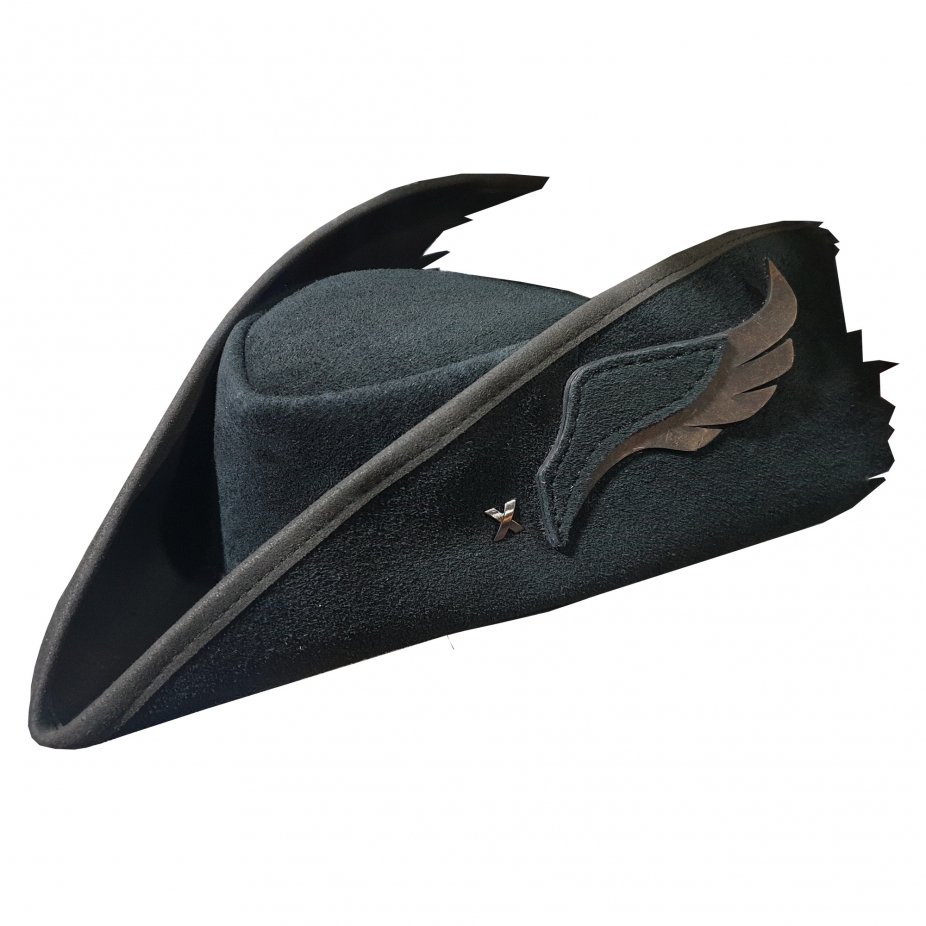 Bloodborne 4 Hunter's Black Suede Leather Hat by Wallets N Hats 4 U